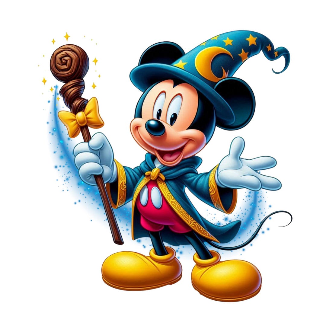 Mickey Mouse Wizard Png, Mickey Mouse Png Clipart, Wizards Png ...