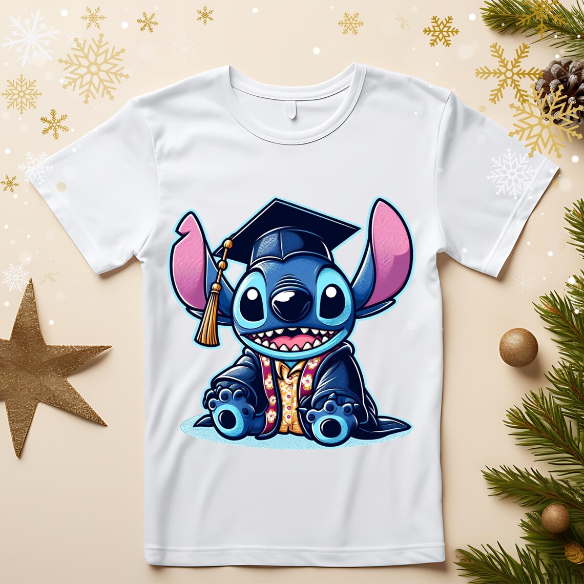 Cute Stitch Png Clipart, Stitch Graduation Design, School Graduation ...