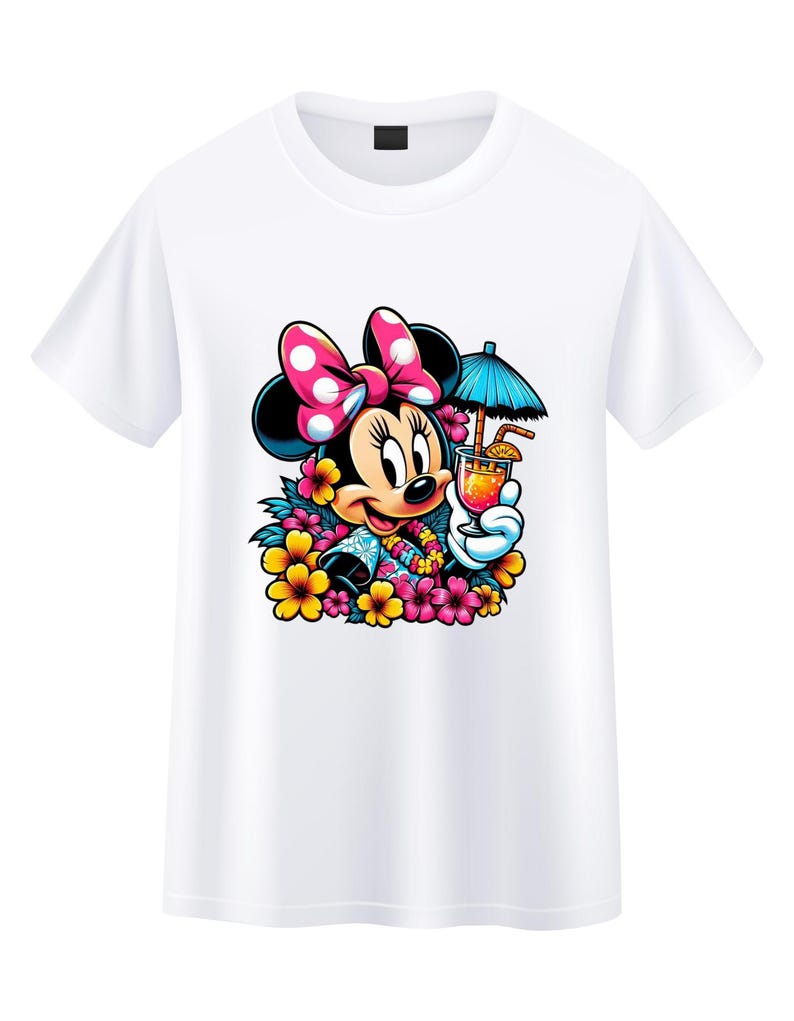 Minnie Mouse Hawaiian, Minnie Mouse Png Clipart, Minnie Mouse Summer ...