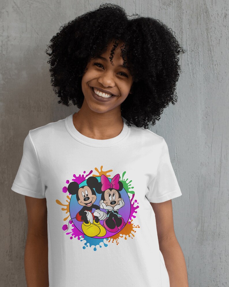 Fondo de acuarela de Mickey Mouse, clipart PNG de Minnie Mouse, diseño ...