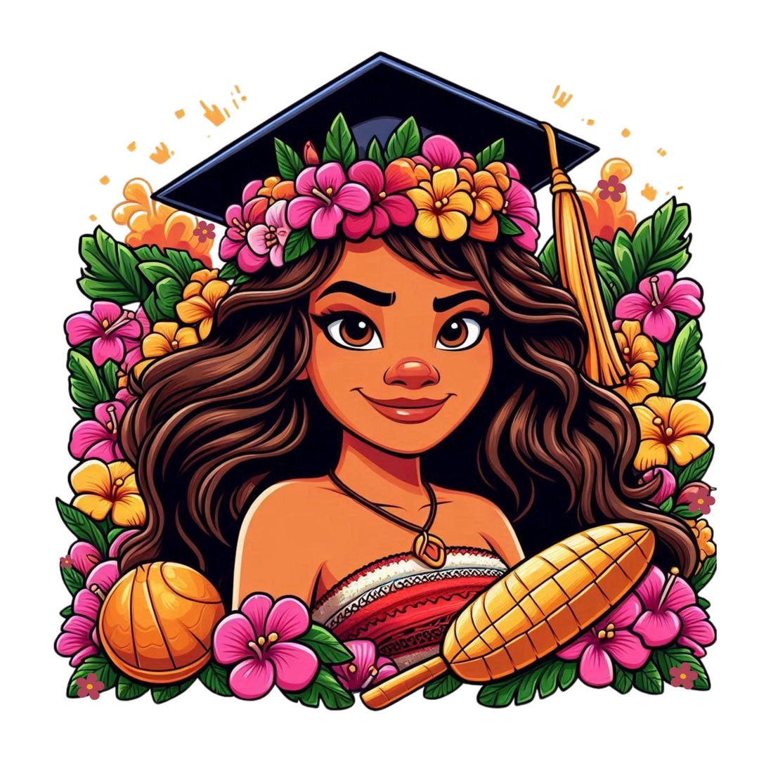 Moana Graduation Design, Moana Png Clipart, Moana Flower, Moana School ...
