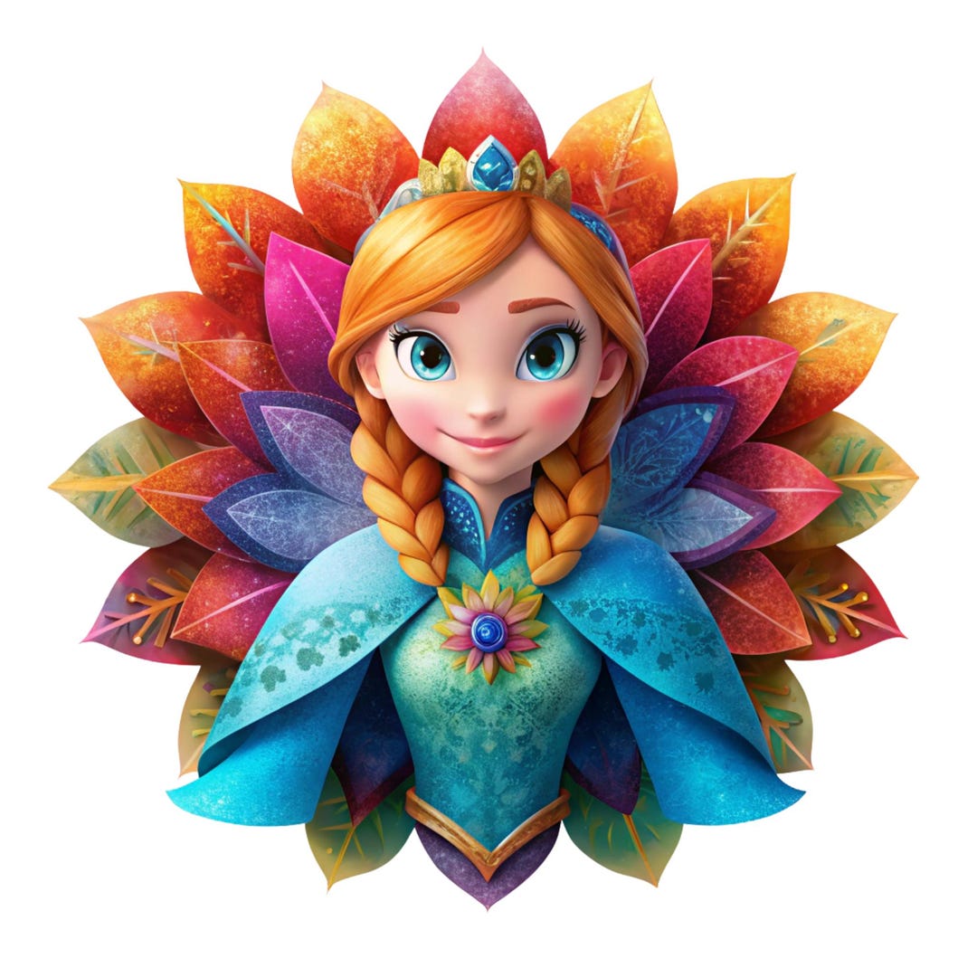 Princess Anna Png Clipart, Frozen Anna Flower Png, Frozen Png, Frozen ...