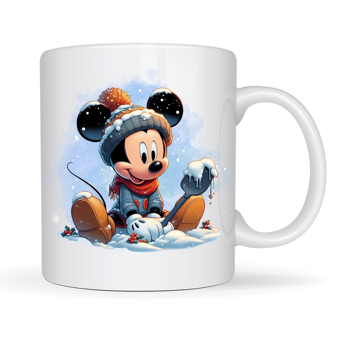 Mickey Mouse Png Clipart, Mickey Mouse Winter, Snow, Watercolor ...