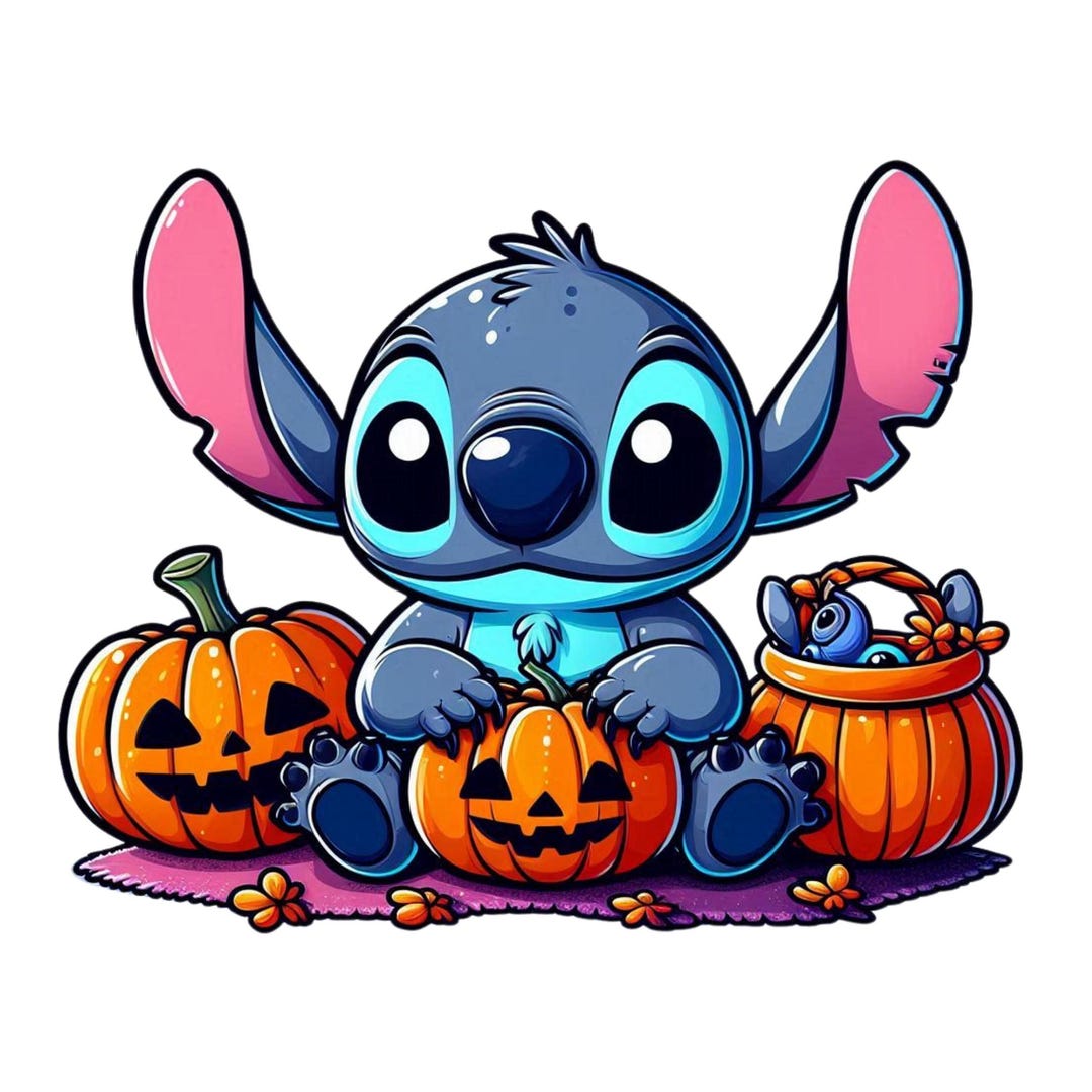 Cute Stitch Png Clipart, Stitch Halloween, Lilo and Stitch Character ...