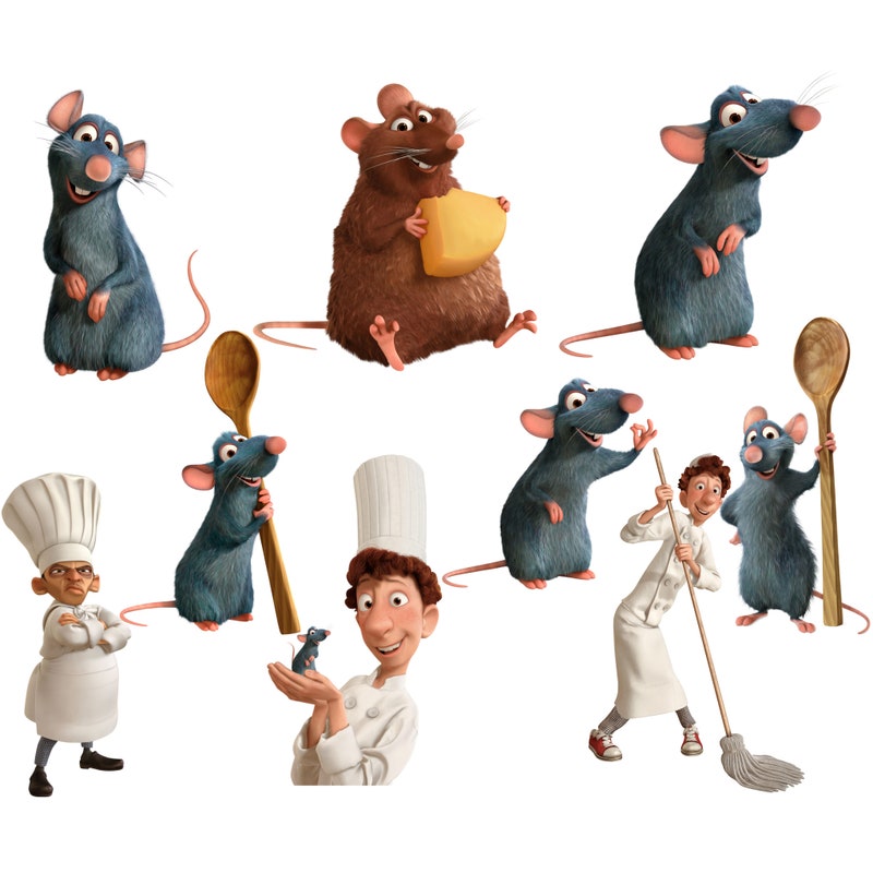 Remy Ratatouille Png - Etsy
