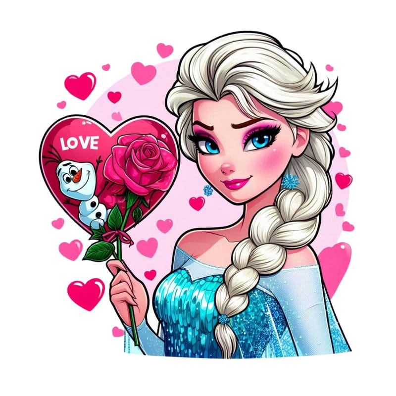 Frozen Valentines - Etsy