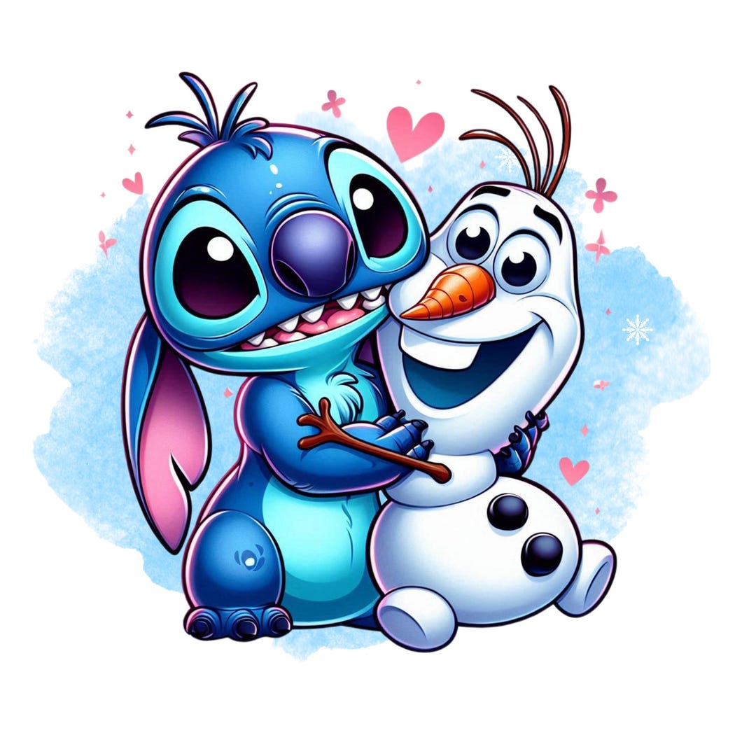 Stitch and Olaf Png Clipart, Stitch Png, Frozen Olaf Png, Best Friends ...