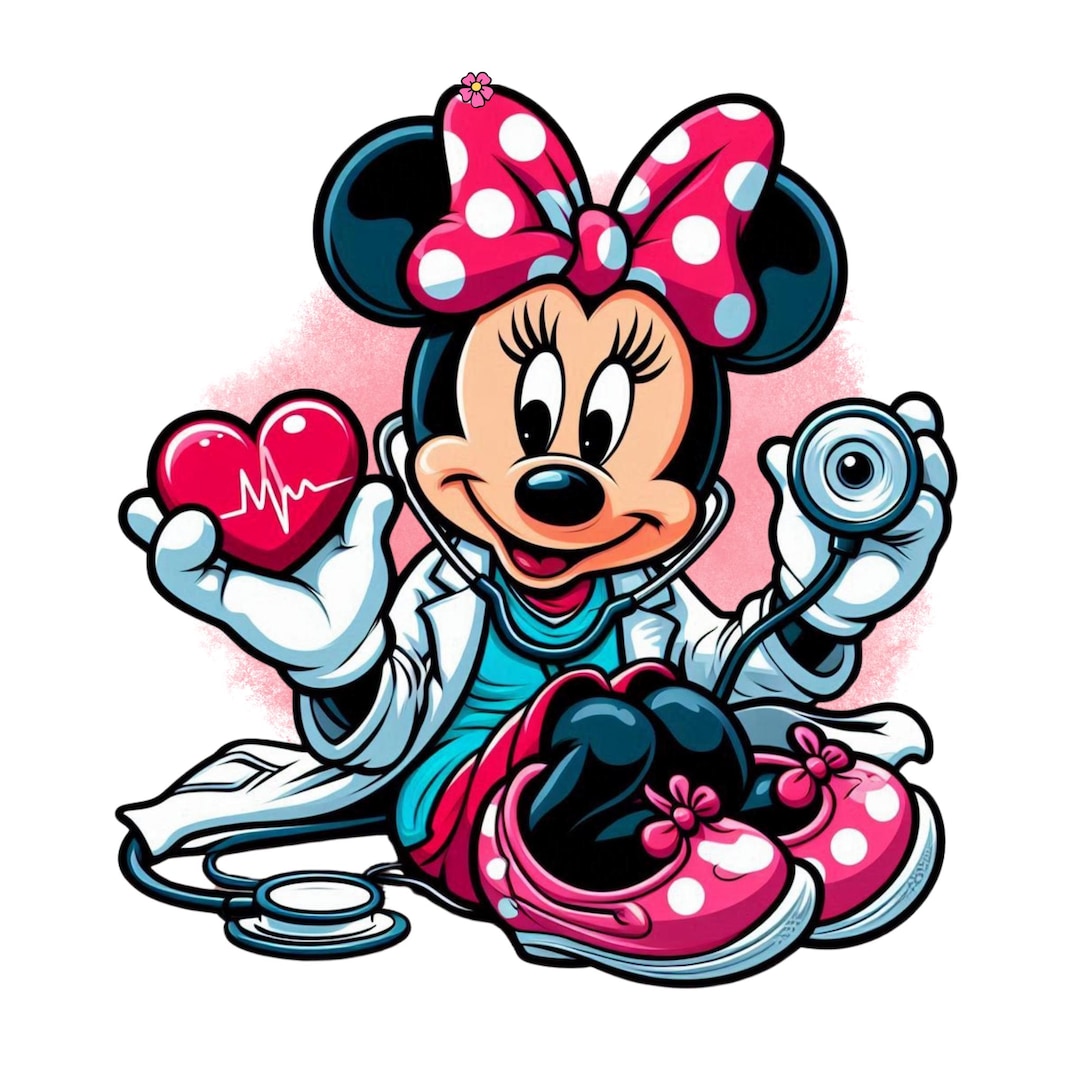 Minnie Mouse Png Clipart, Minnie Mouse Doctor Design, Doctor Minnie ...