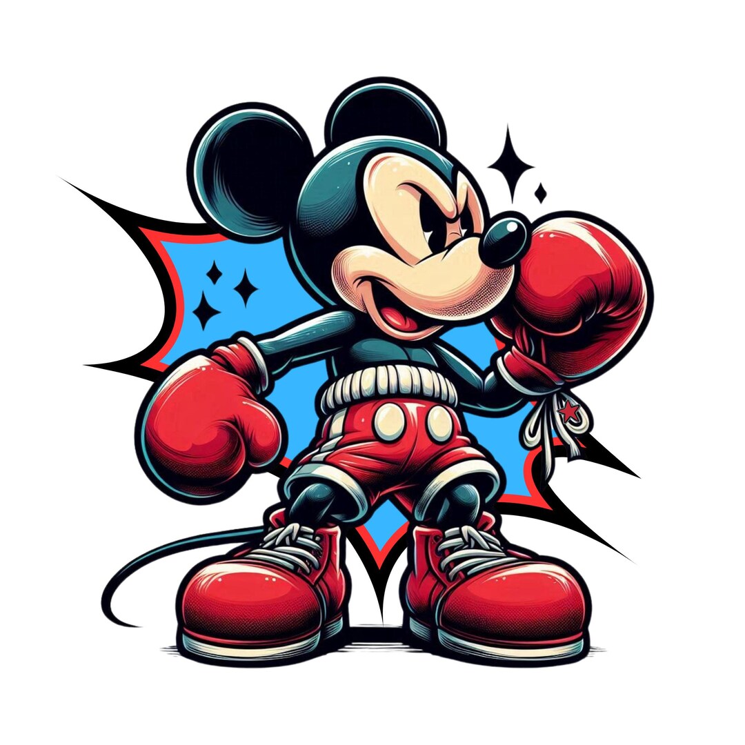 Mickey Mouse Png Clipart, Mickey Mouse Boxer, Mickey Boxing, Instant ...