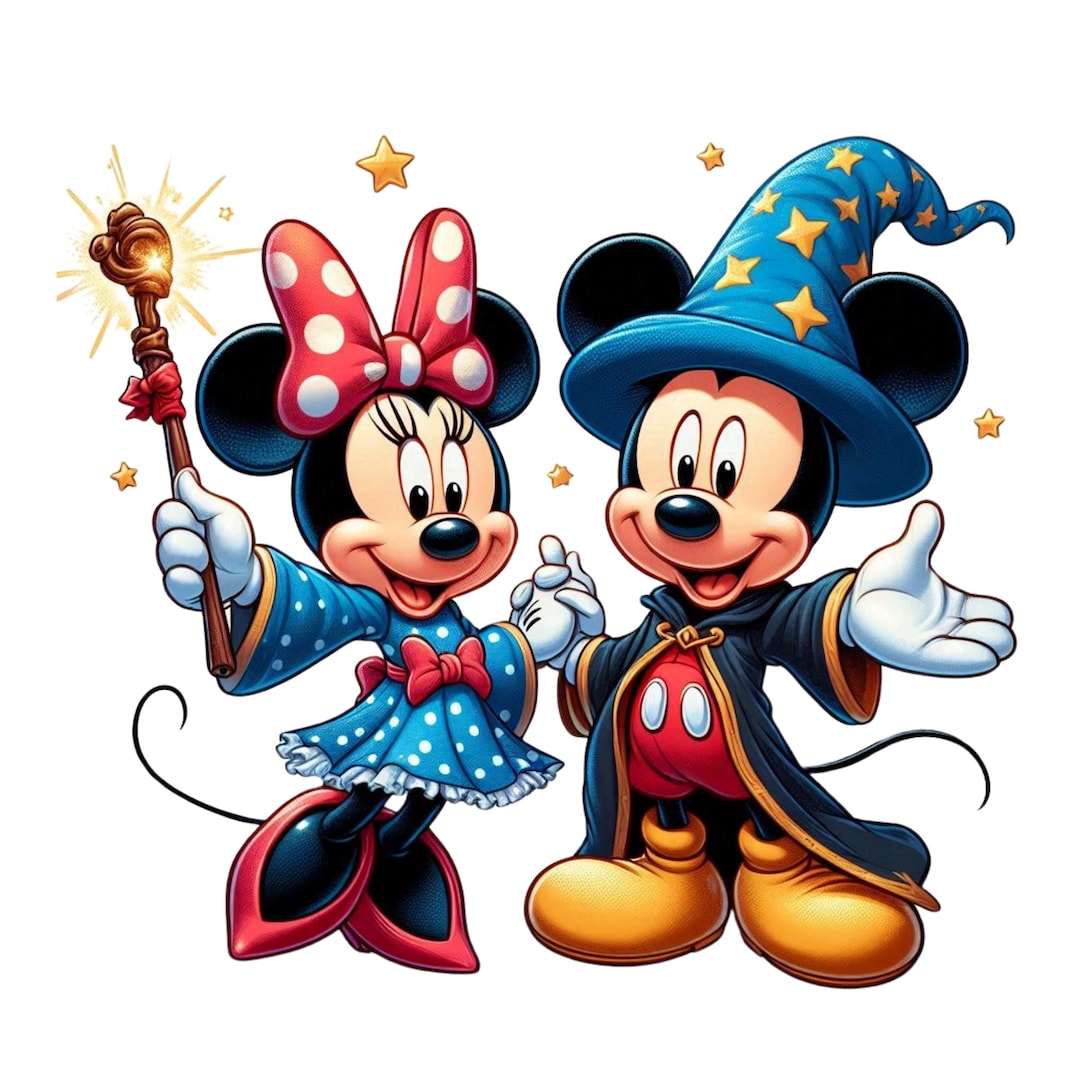 Mickey and Minnie Mouse Png Clipart, Mickey Mouse Png, Minnie Mouse Png ...