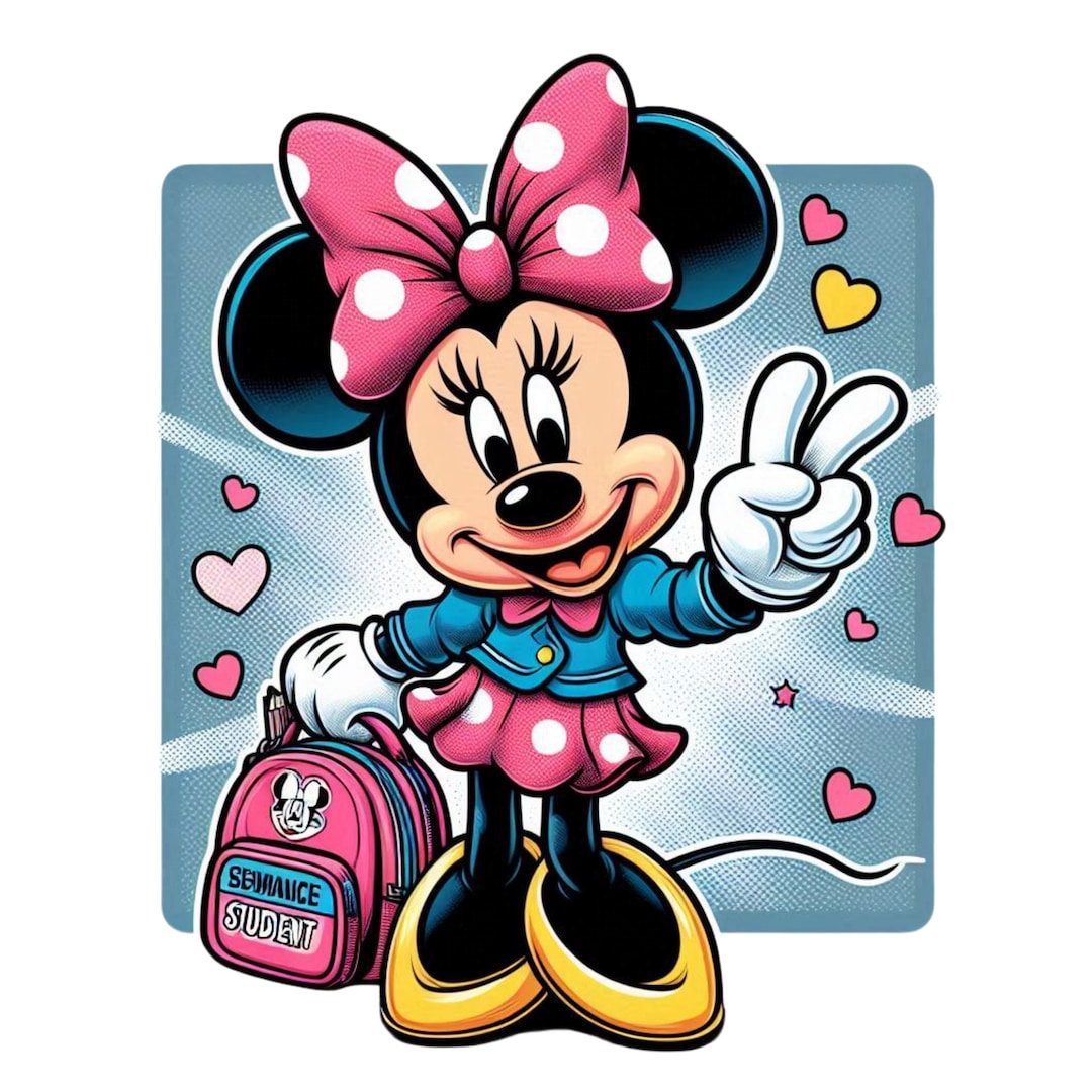Minnie Mouse Student Design, Minnie Mouse Png Clipart, Minnie Mouse ...
