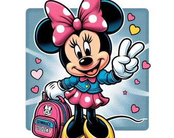 Diseño de graduación de minnie mouse, imágenes prediseñadas png de ...