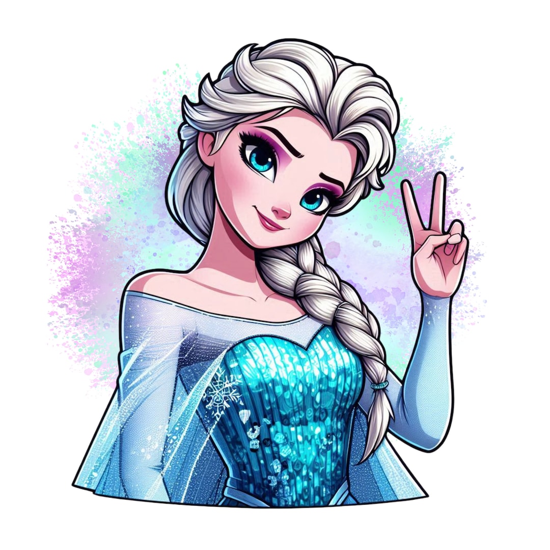 Princess Elsa Watercolor Background, Princess Elsa Png Clipart, Elsa ...