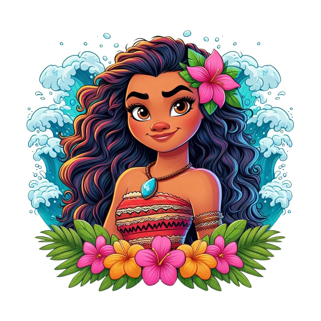 Moana Png Clipart, Moana Design, Cute Moana Image, Instant Download - Etsy