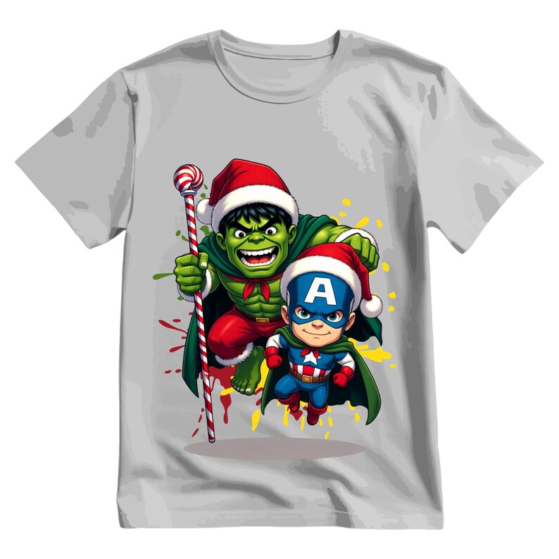 Captain America and Hulk Png Clipart, Super Hero Png, Hulk Christmas ...