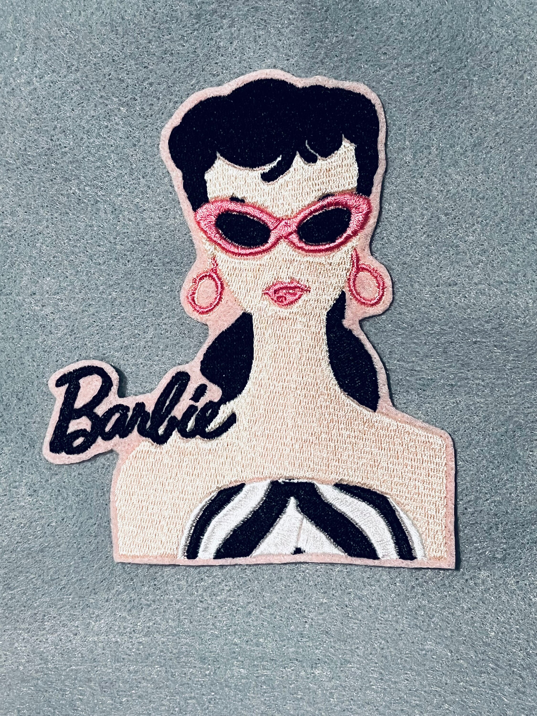 Large Barbie Embroidered Iron on Patch - Etsy