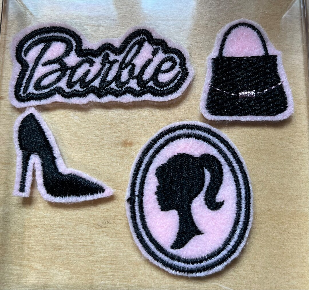 Embroidered Barbie Inspired Iron on Patches - Etsy