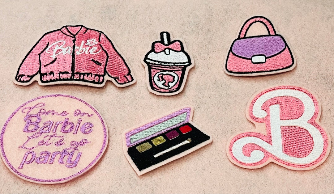 Embroidered Malibu Theme Barbie Inspired Iron on Patches - Etsy