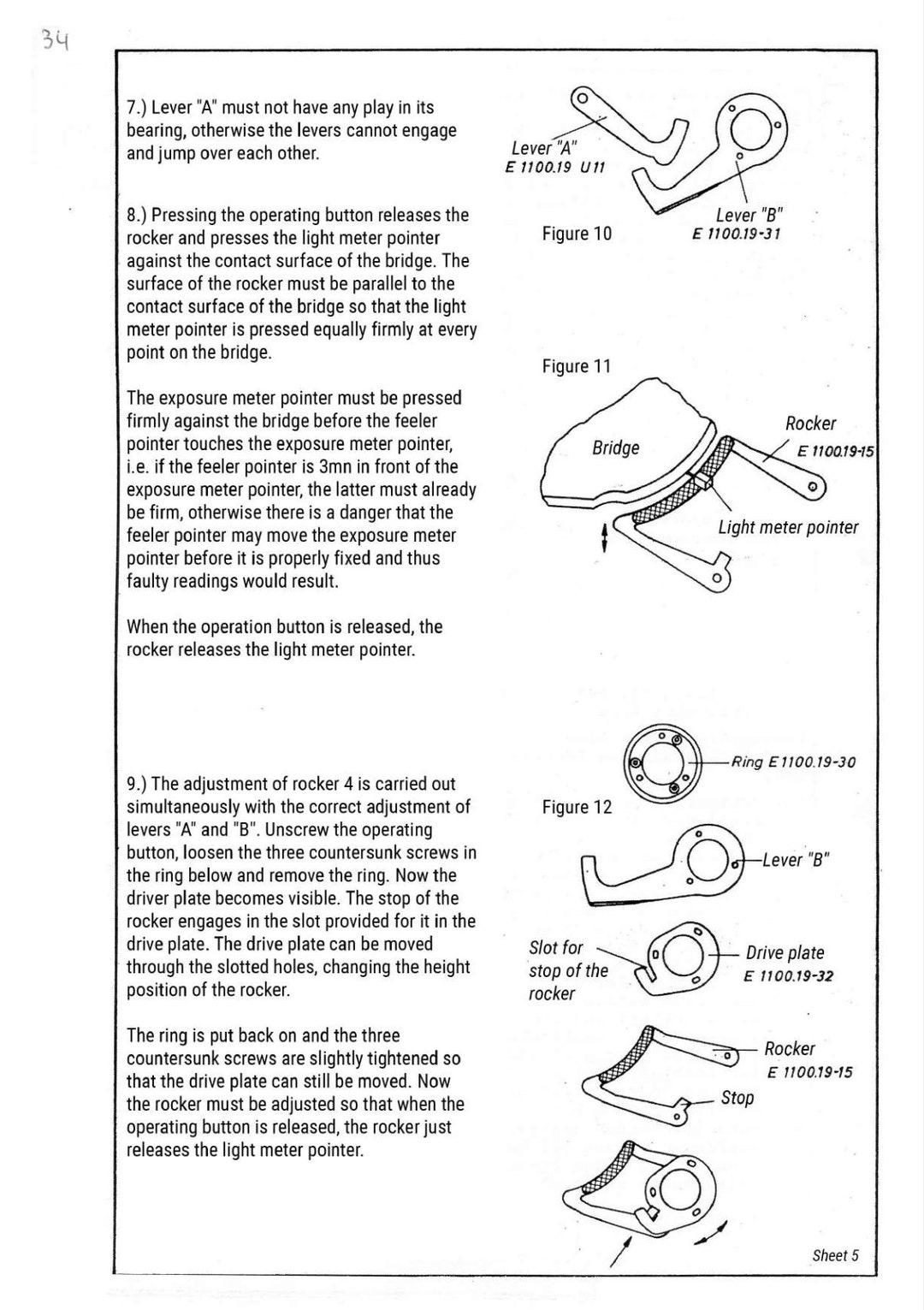 Edixa Mat Reflex Service Repair Manual for Film Camera - Etsy
