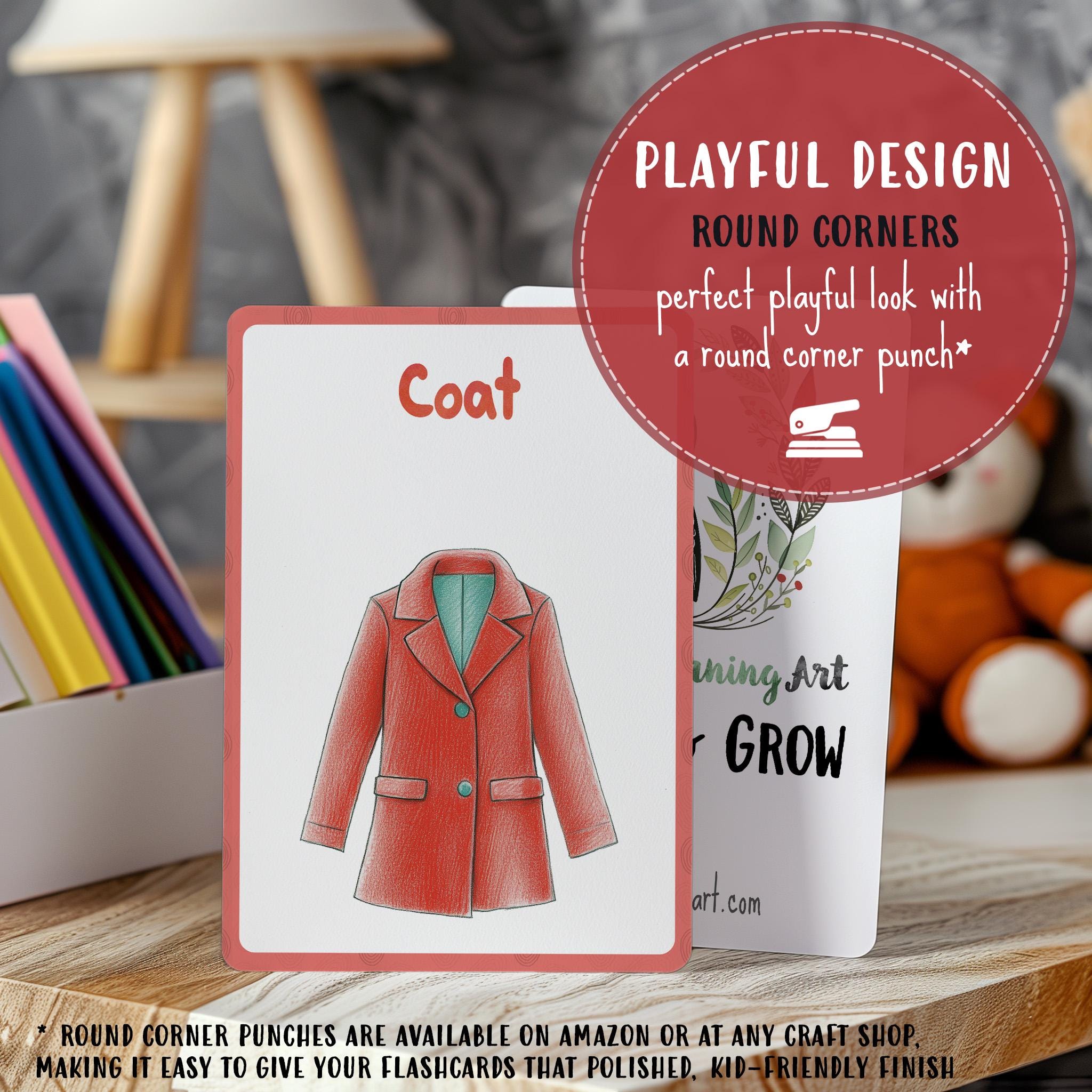 Clothes Flashcards Kids | 30 Printable Learning Cards PDF | Fashion ...