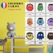 Cartes Couleurs Français PDF | Montessori Apprentissage | Monstres ...