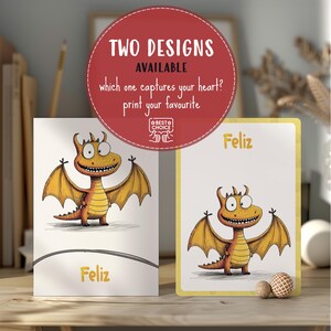 Spanish Emotions Flashcards With Dragons, Colorful PDF Download ...
