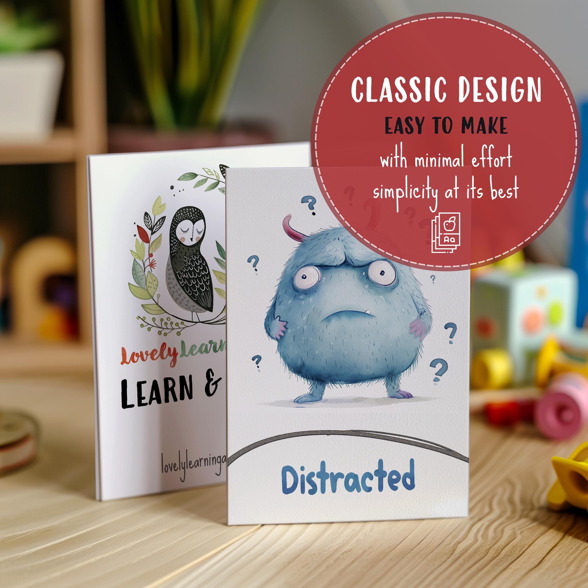 Monster Emotions Flashcards for Kids | Printable Feelings Cards PDF ...