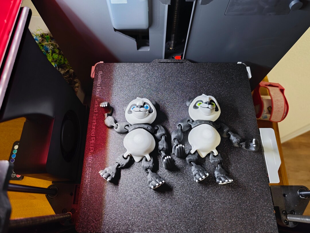 Flexi Panda Buddies - 3D Printed - Etsy