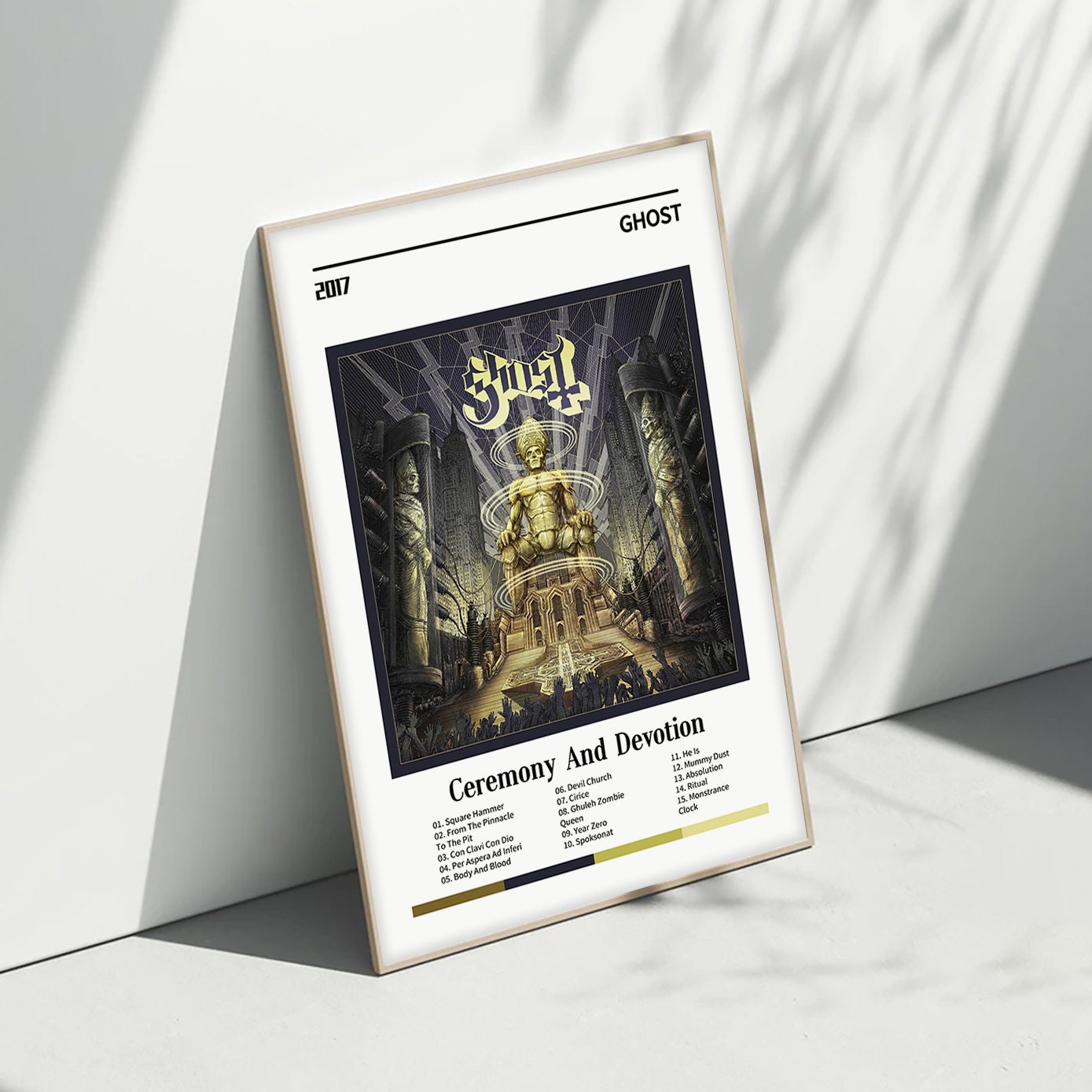 Ceremony and Devotion Ghost Poster / Album Custom Poster / - Etsy Israel