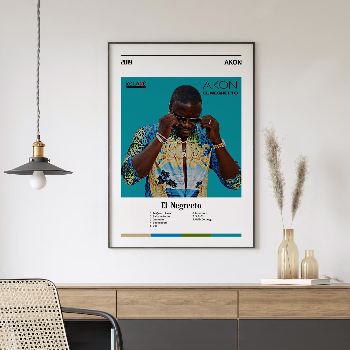 El Negreeto Akon Poster / Album Custom Poster / Album Cover / - Etsy Israel