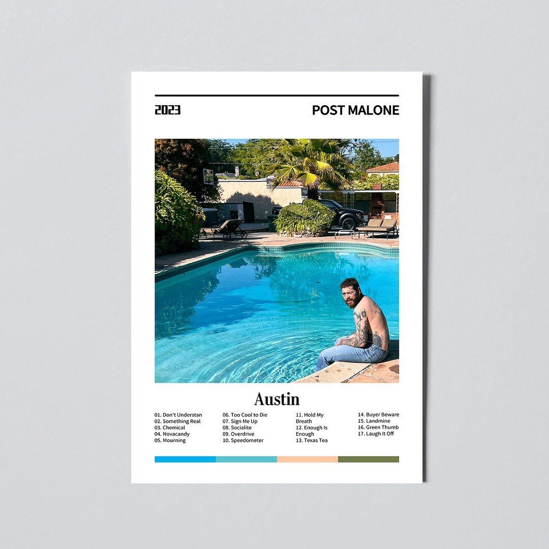 Austin Post Malone Poster / Album Custom Poster / Album Cover - Etsy