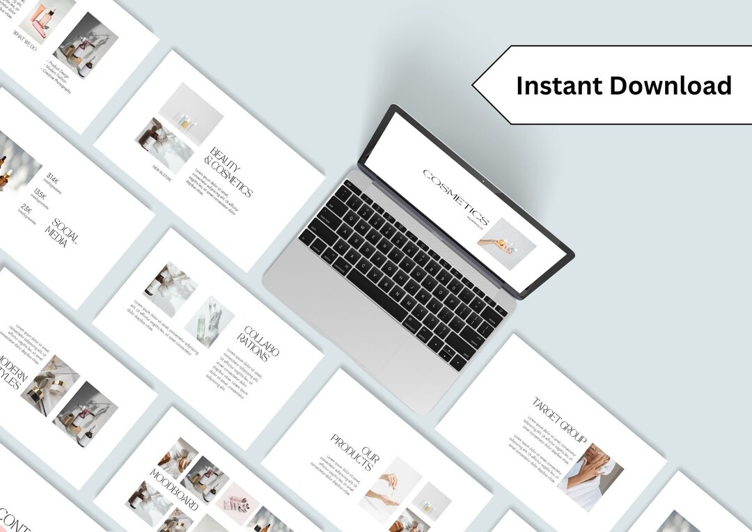 Canva Powerpoint Presentation Template Professional - Etsy
