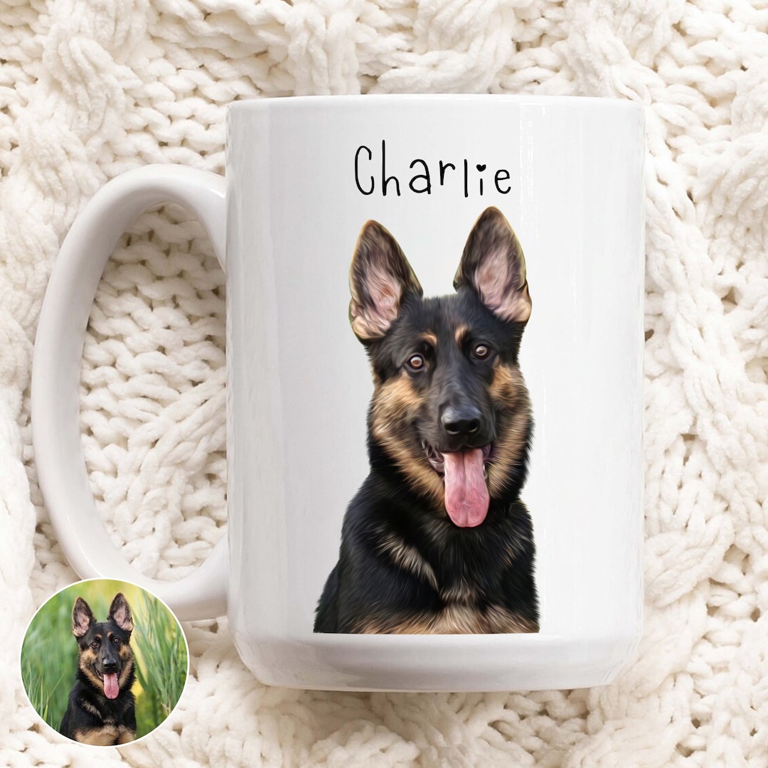 Personalized Dog Mug, Dog Photo Mug, Dog Gift, Dog Mom Mug, Pet Gift ...