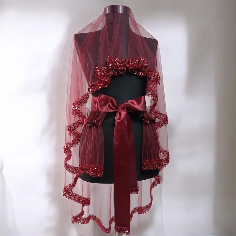 Henna Night Veil Beaded - Etsy