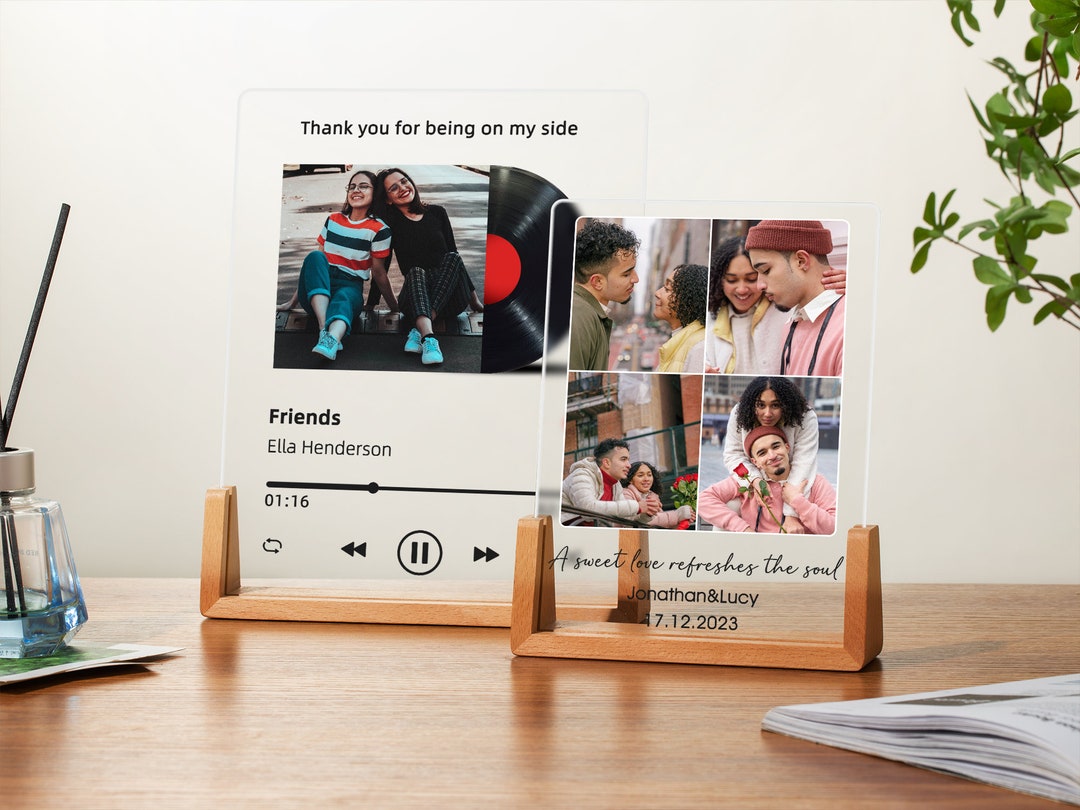 Custom Photo Plaques Custom Song Plaques Commemorative Music - Etsy