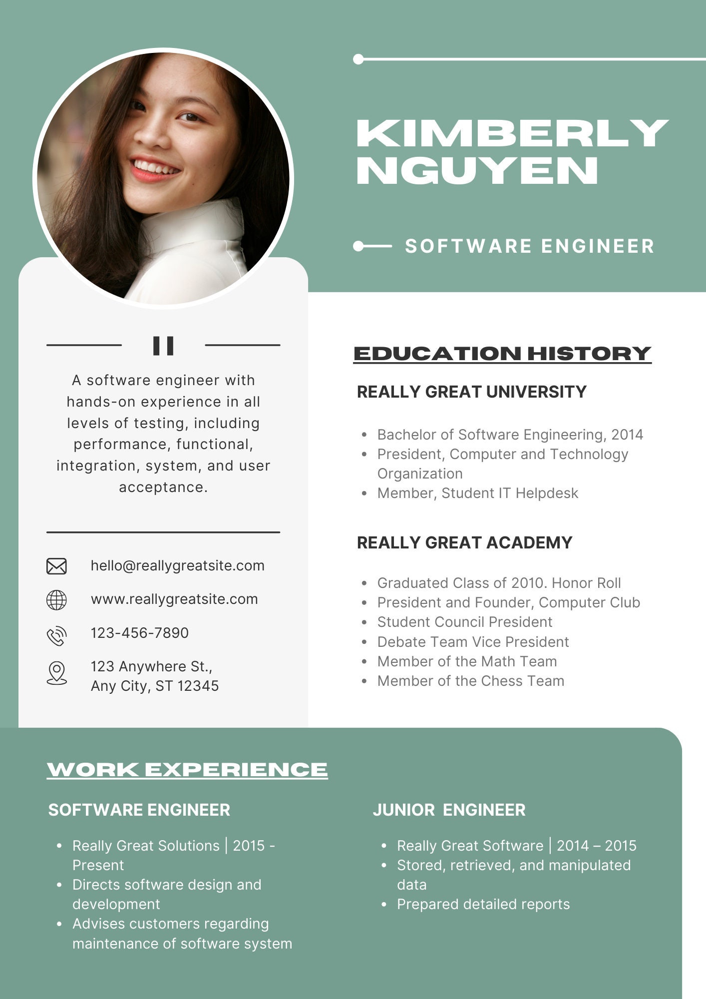 Forge Your Digital Legacy: Professional Resume for Software Engineers! - Etsy