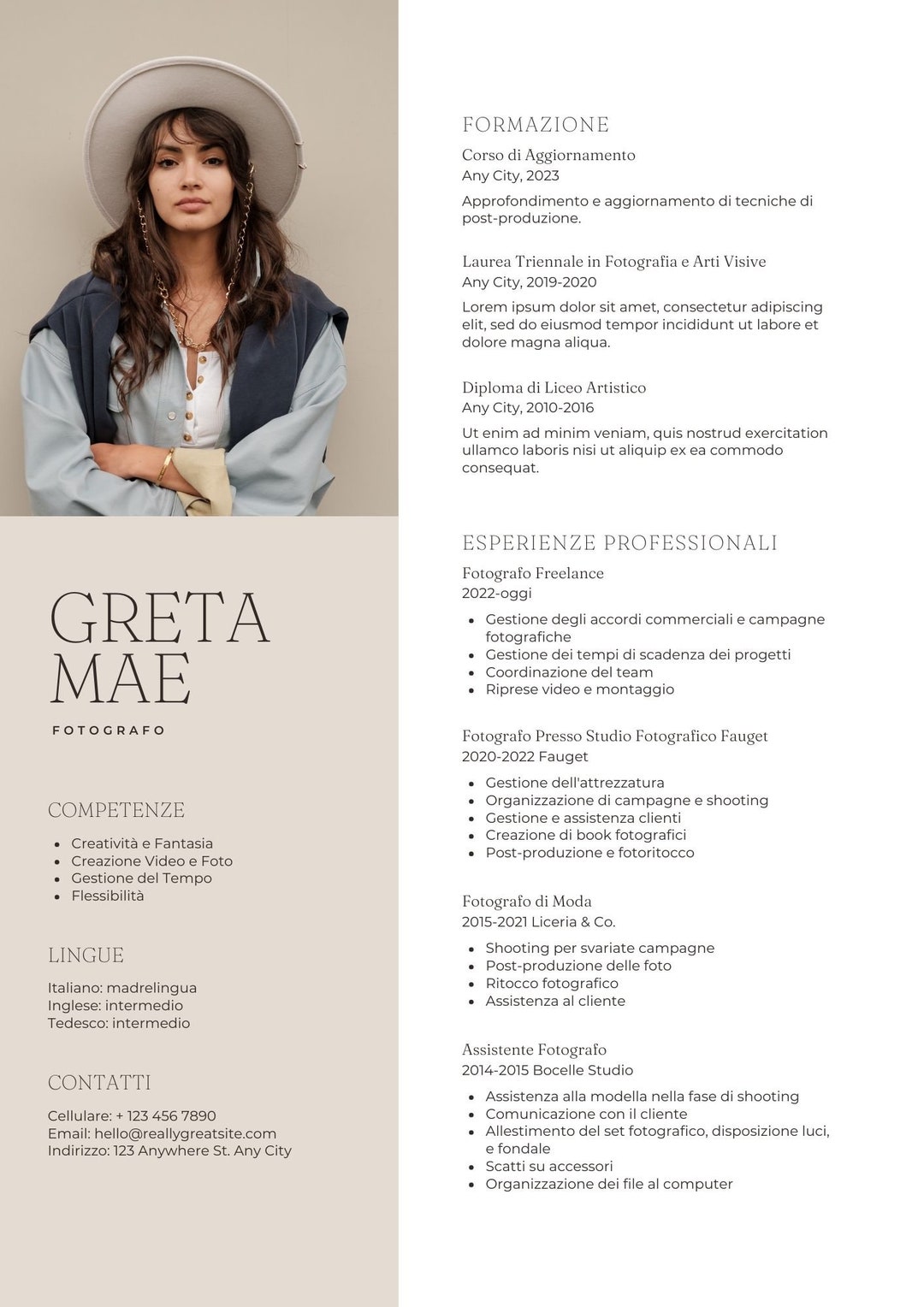 Elegance Redefined: Discover Our Professional and Elegant Resume ...