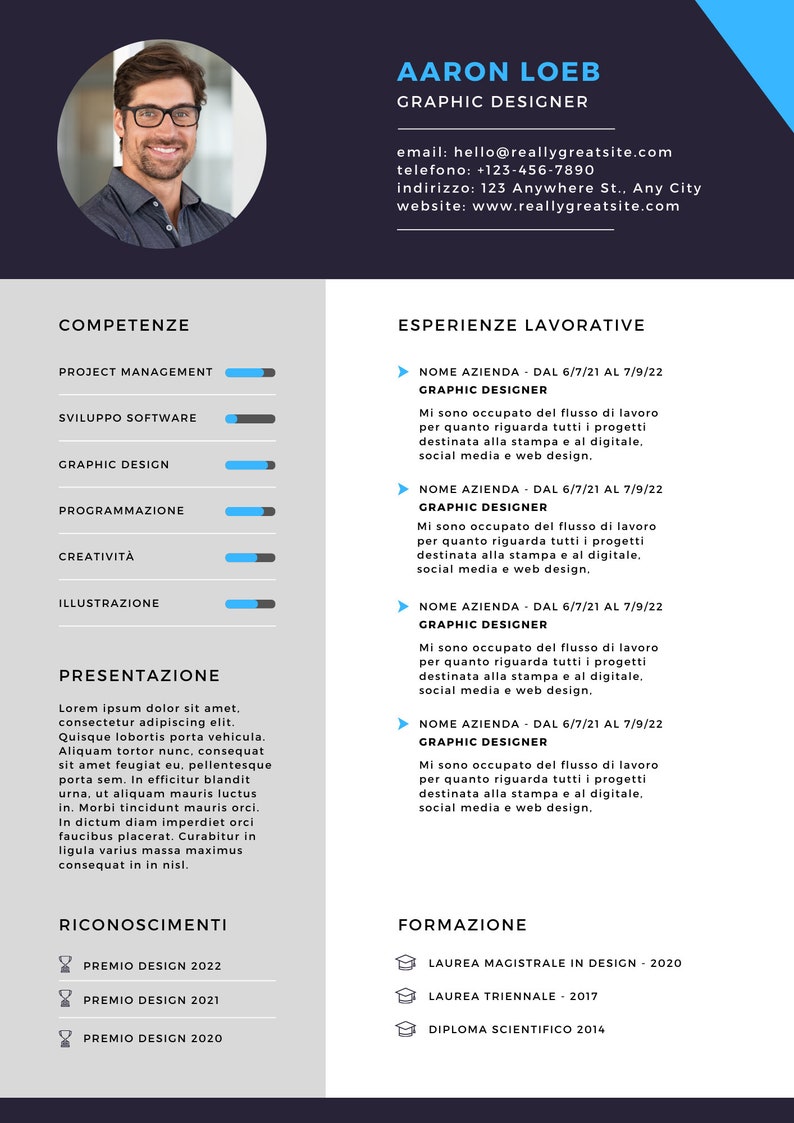 Craft Your Visual Story: Professional Resume for Graphic Designers - Etsy