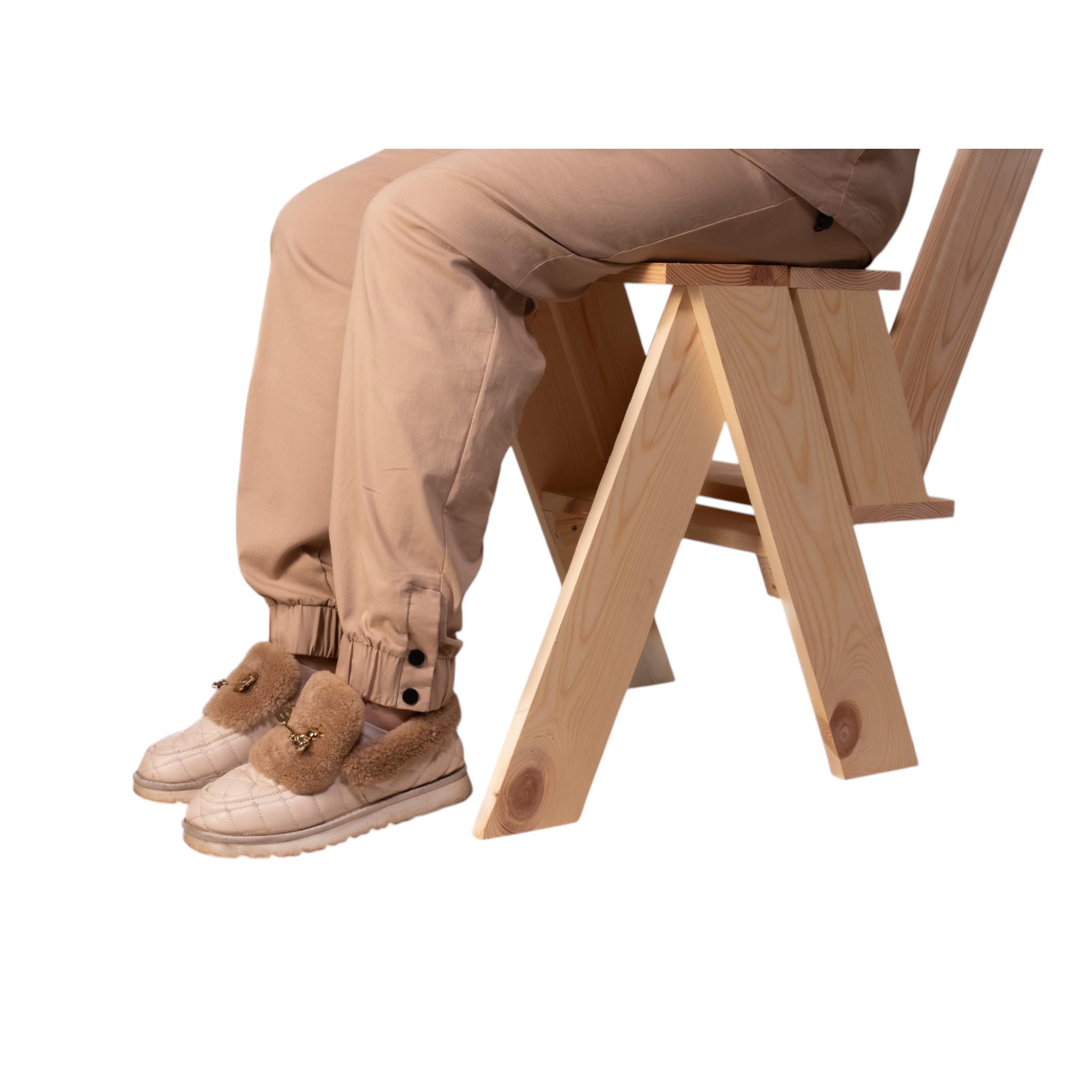 Natural Wood Step Stool for the Home With Rustic Folding Function ...