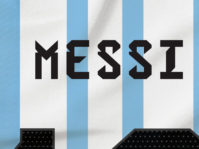 8K Digital File: Argentina 2022 Messi Signed Shirt World Cup Winner - Etsy