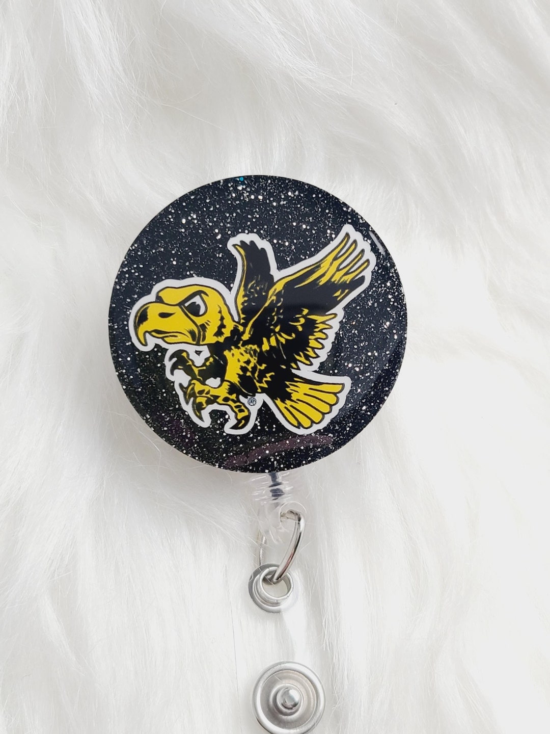 Iowa Flying Tigerhawk Reel With Black Glittery Base- Interchangeable ...