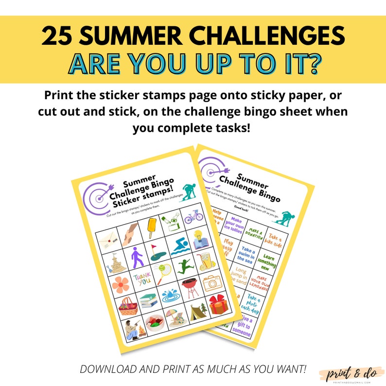 Children's Summer Activity Pack, Kids Activities, School Holiday Pack ...