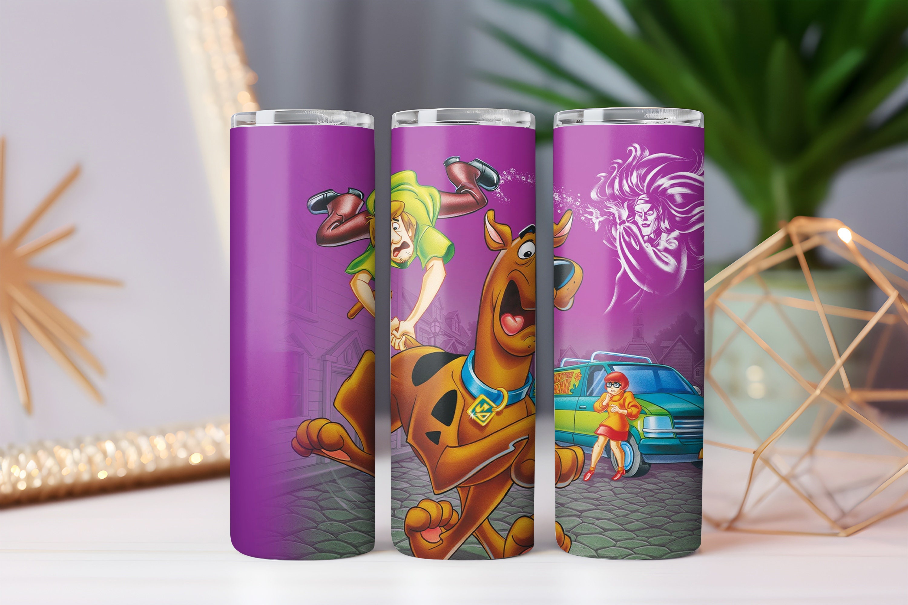 45 Scooby Doo Tumbler Bundle, Cartoon Tumbler 20oz Skinny Sublimation ...