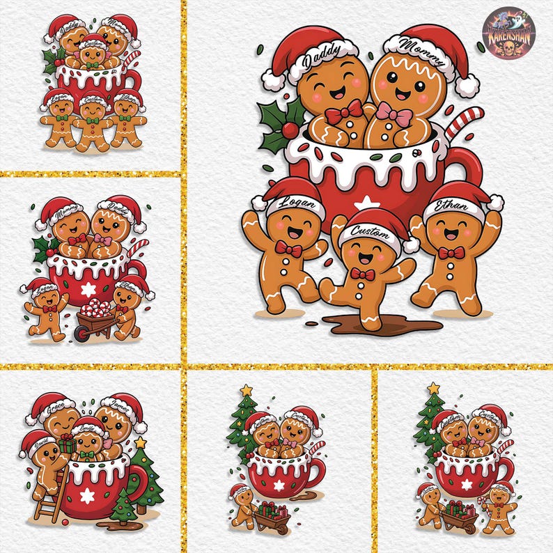 Custom Christmas Png Bundle, 20 PNG Christmas Crew, Christmas 2025 Png ...