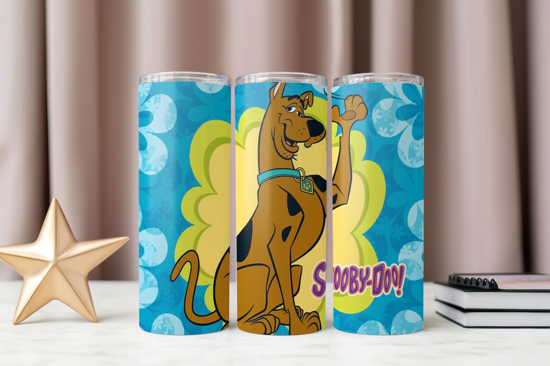 Scooby Doo Tumbler Cartoon Tumbler 20oz Skinny Sublimation - Etsy España
