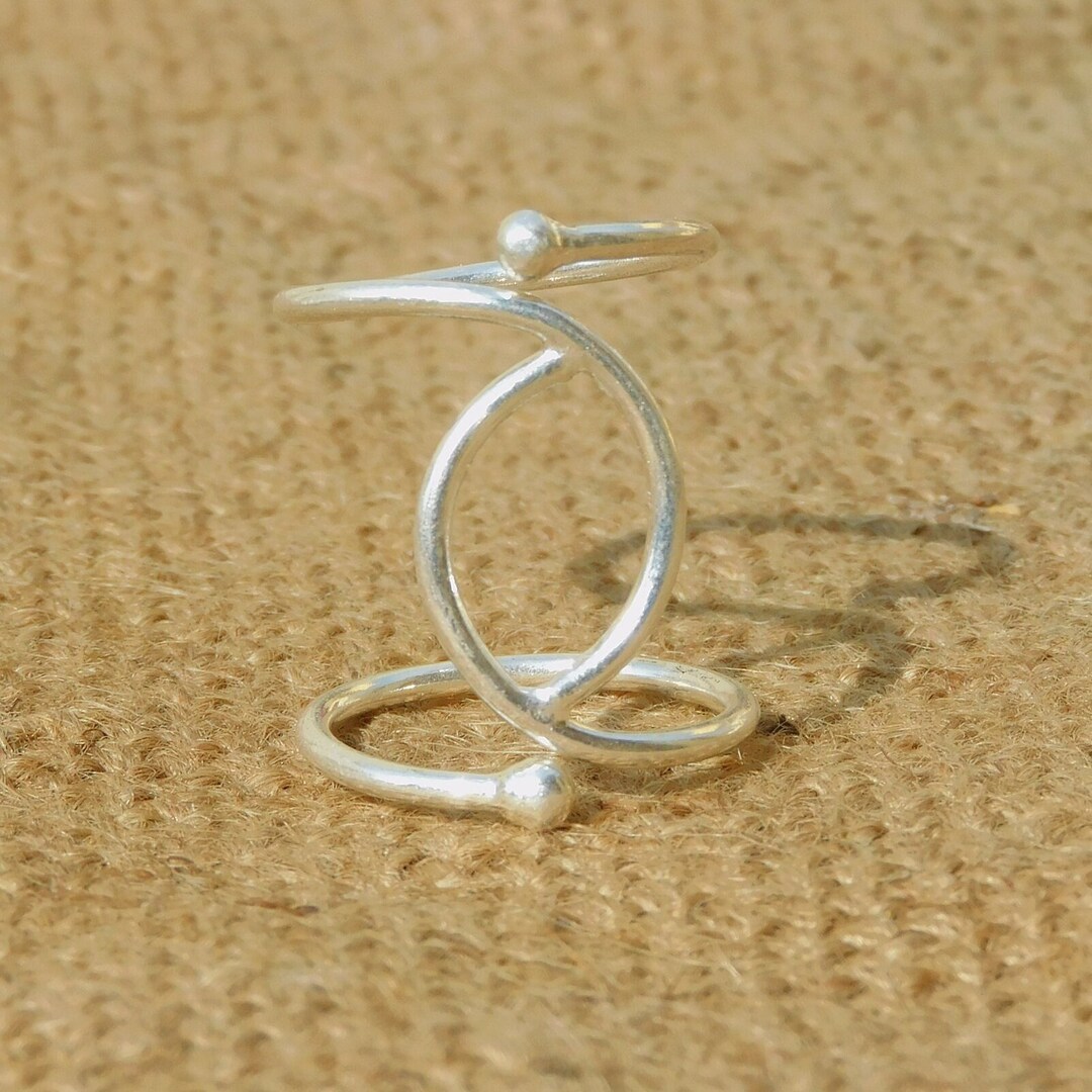 Trigger Finger Ring Sterling Silver Ring Arthritis Ring Mallet Finger ...
