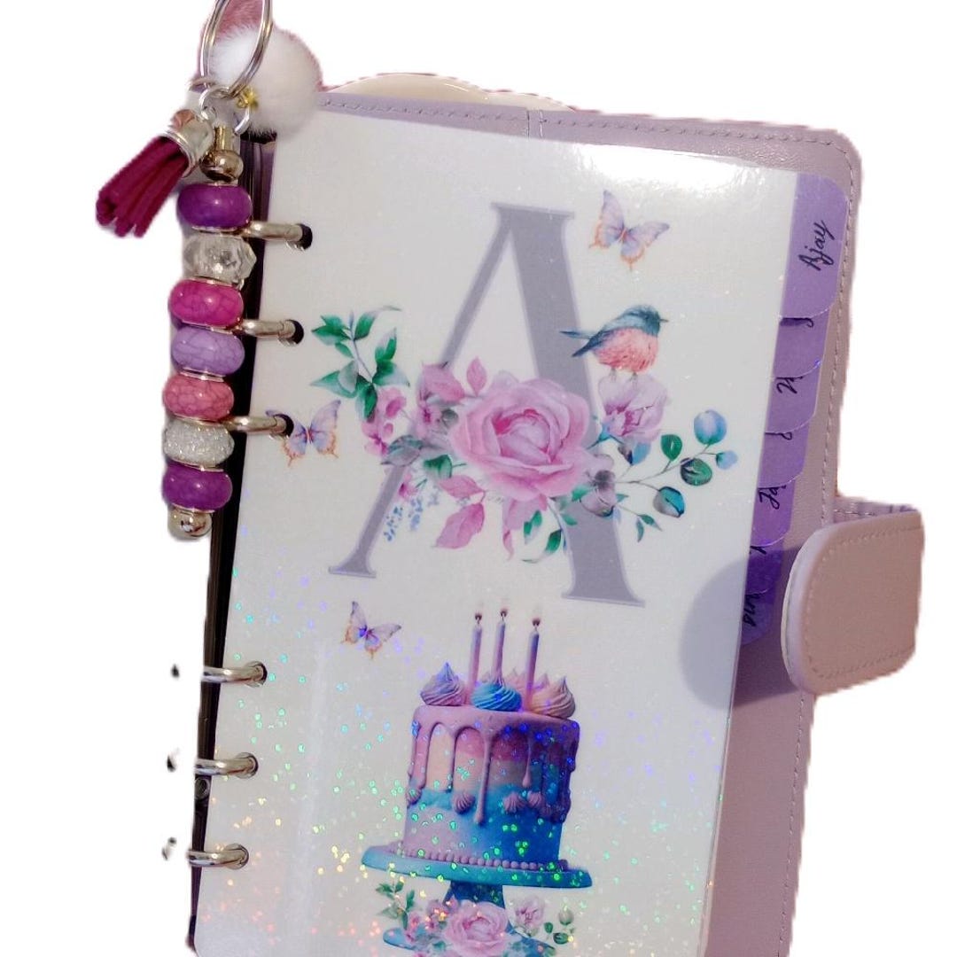 Purple Butterflies Birthday Binder Set. Including up to Eight ...