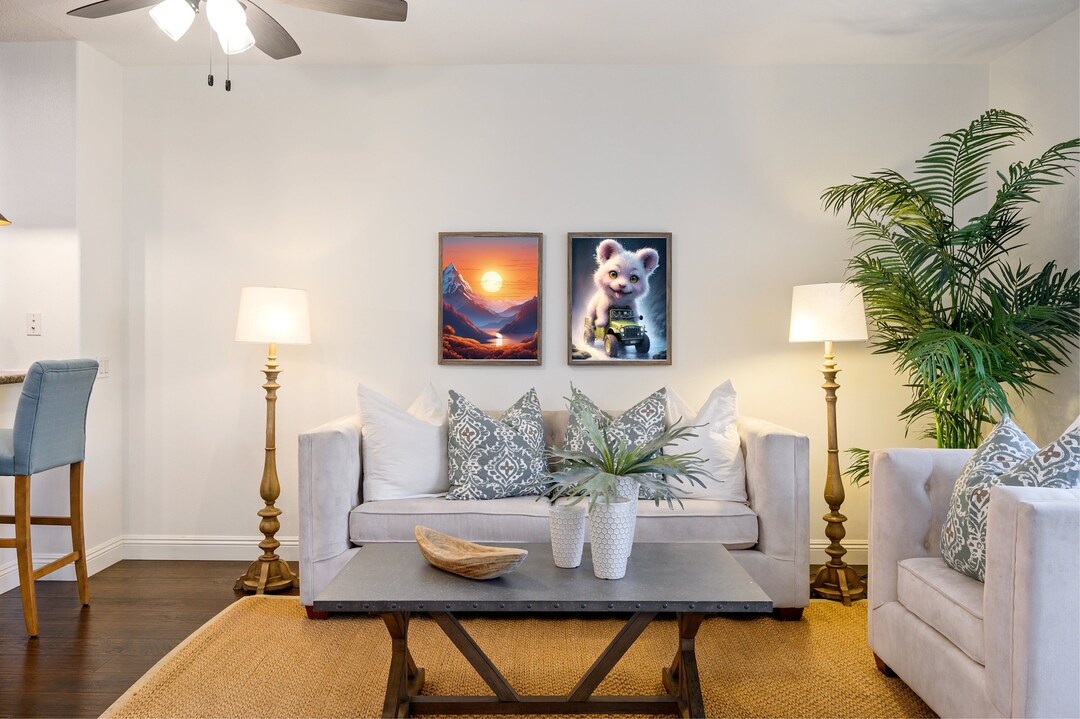 Printable Sunrise Wall Art Printable Mountain Wall Art - Etsy