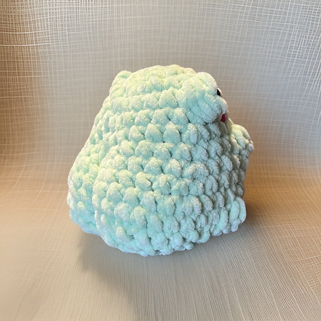 Big Booty Frog, Crochet Frog, Frog With Big Butt, Plushie Stuffed ...