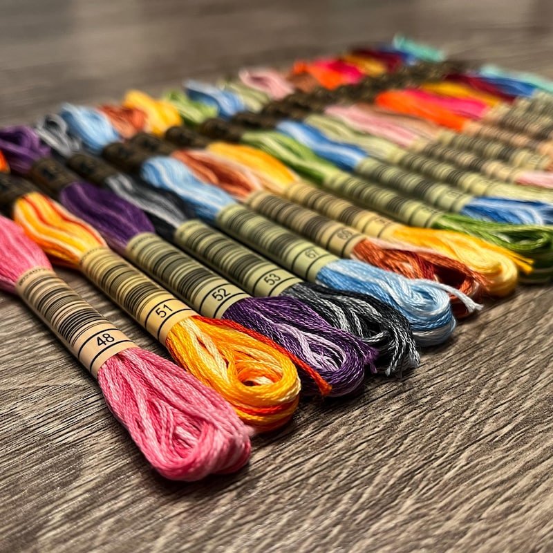 Dmc Variegated Floss - Etsy